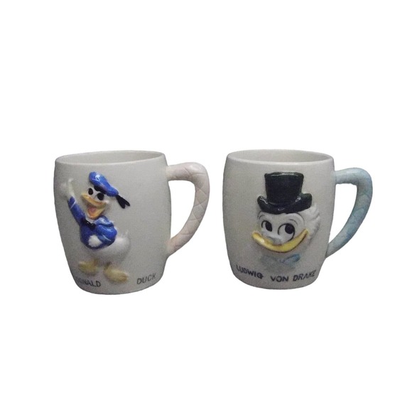 Disney | Dining | Vintage Disney Donald Duck Ludwig Von Drake Tea ...
